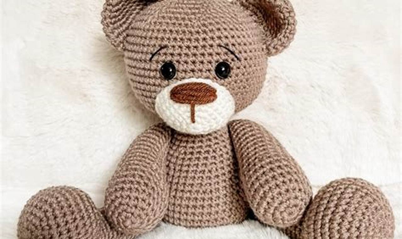 Easy Crochet Teddy Bear Patterns: Free & Adorable