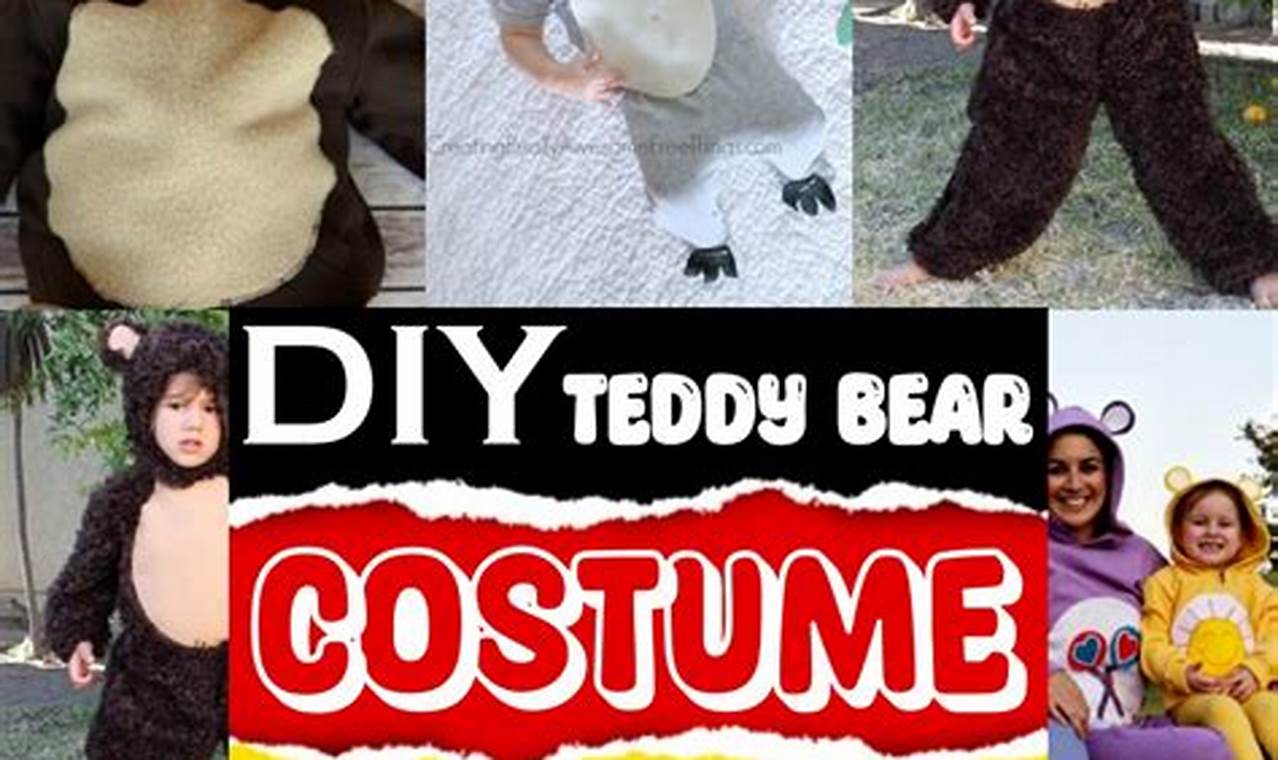 Crafty DIY Teddy Bear Costume Ideas