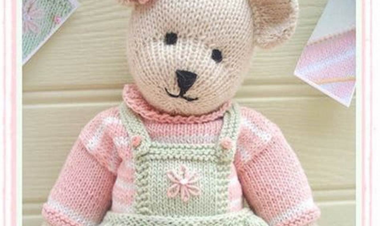 Easy Knitted Teddy Bear Patterns & Tutorials