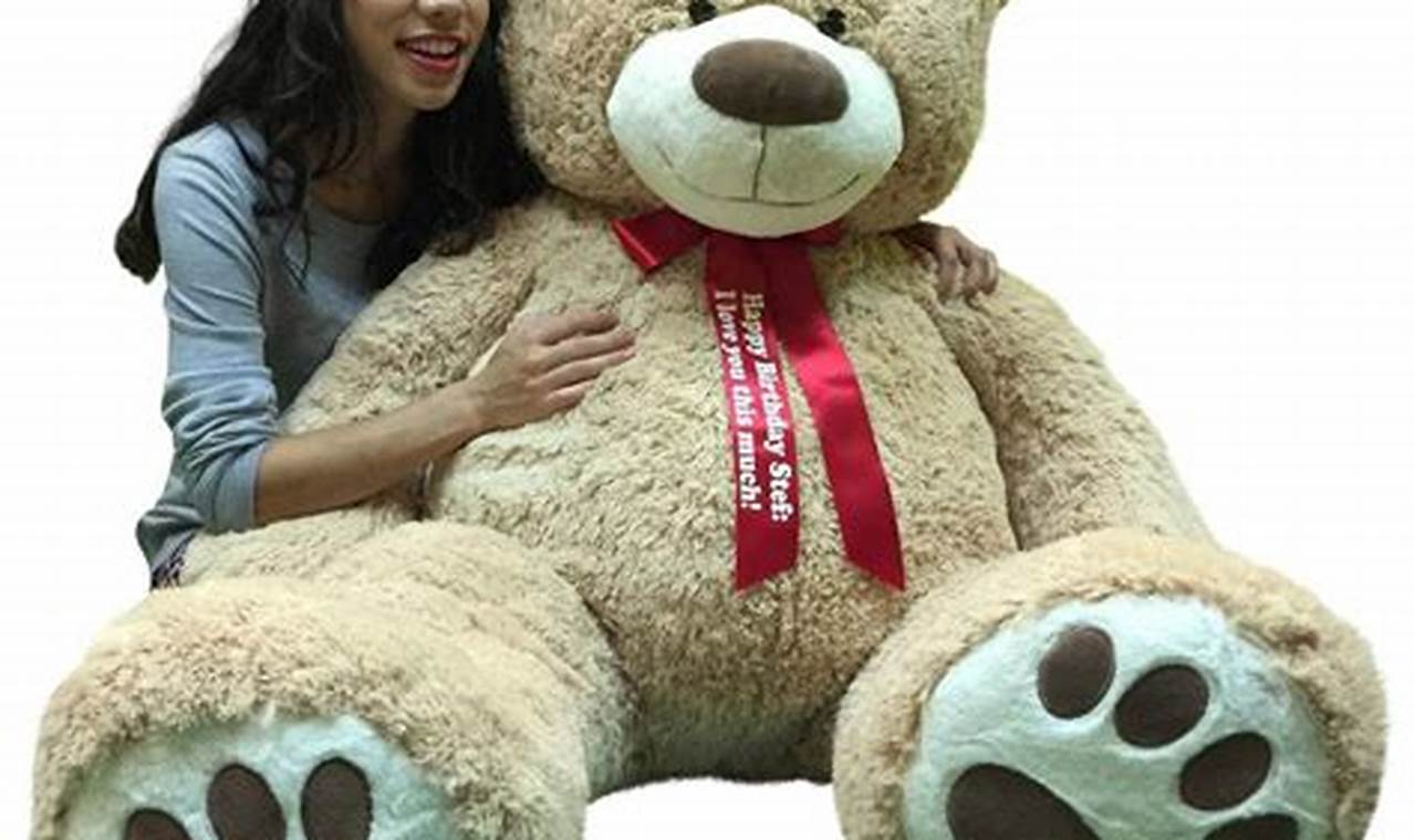 Giant Custom Teddy Bears: Design Your Own