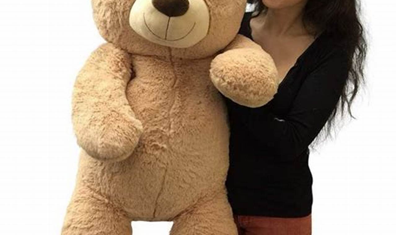 Giant 4 Foot Teddy Bears: Cuddly & Huge