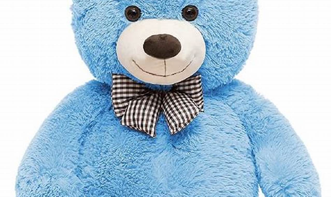 Big Blue Teddy Bear