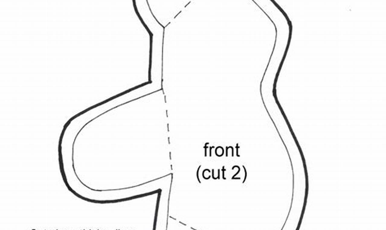 Free Printable Memory Teddy Bear Patterns