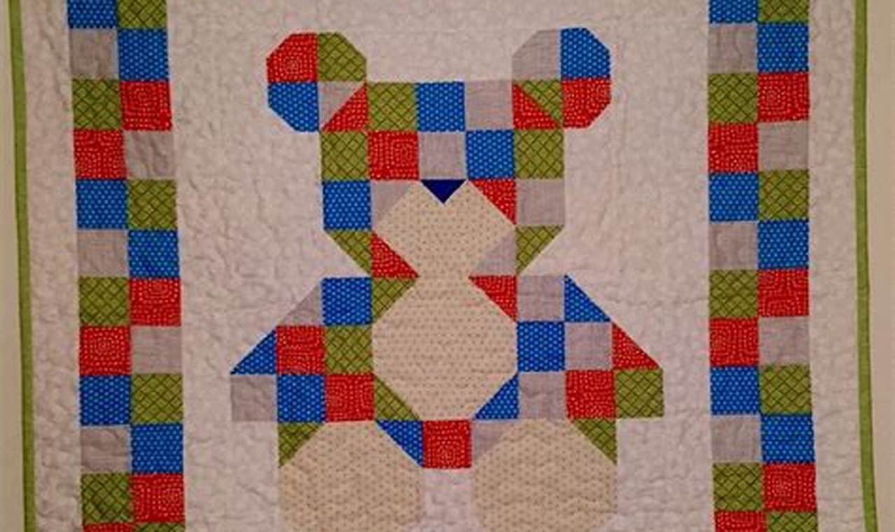 Cute Free Teddy Bear Quilt Patterns & Ideas